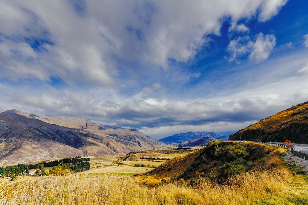 Crown Range Road Summit Foto & Bild | architektur, australia & oceania ...