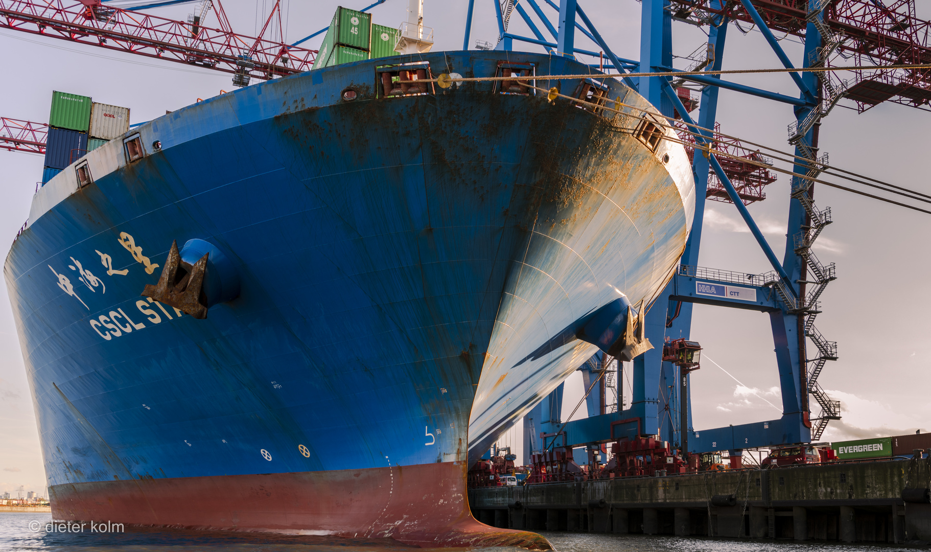 CSCL Star in schönstem Blau... Foto & Bild | schiffe und seewege ...