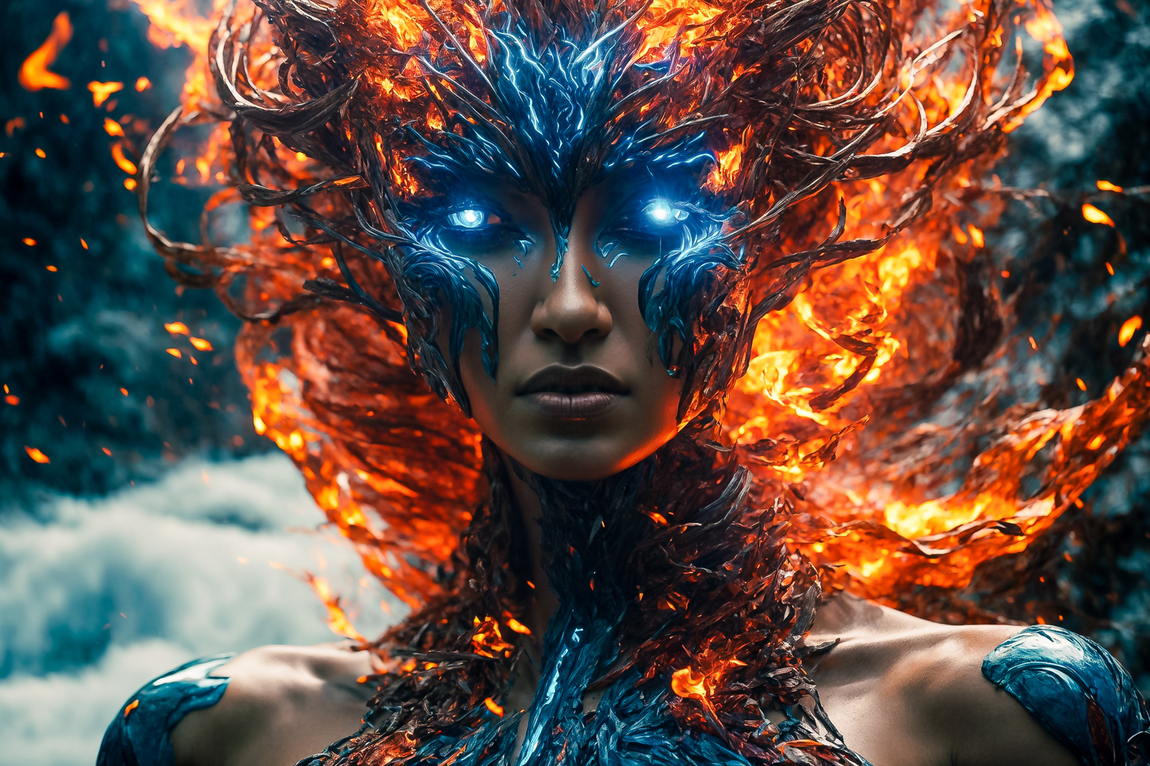 Cyborg of the 4 element-9 Foto & Bild | ki-generierte bilder, wasser ...