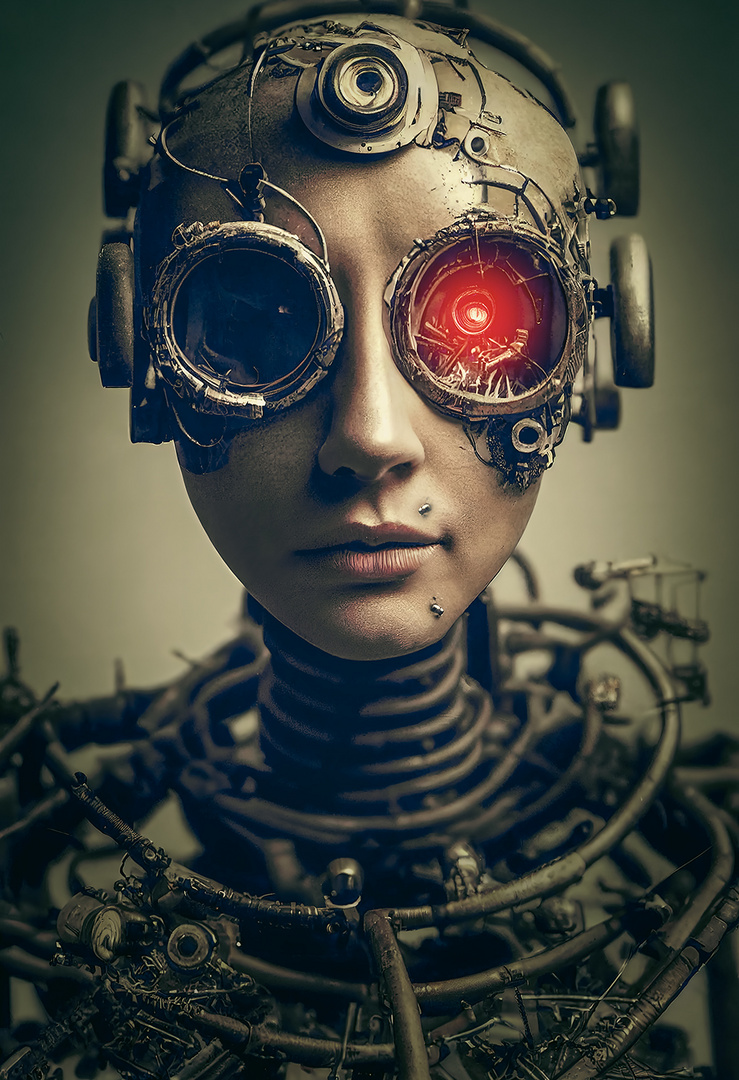 CYBORG (old Model T-64 from 2069) Foto & Bild | portrait, rendering ...