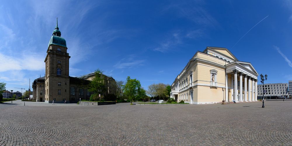 DA Karolinenplatz Pano Foto & Bild | architektur, deutschland, europe ...