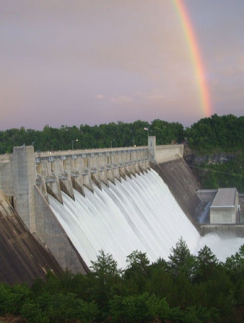 Dam Double Rainbow Foto & Bild | landscape, rivers, streams & lakes ...
