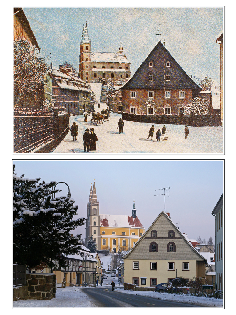 Damals und heute Foto & Bild | deutschland, europe, sachsen Bilder auf ...