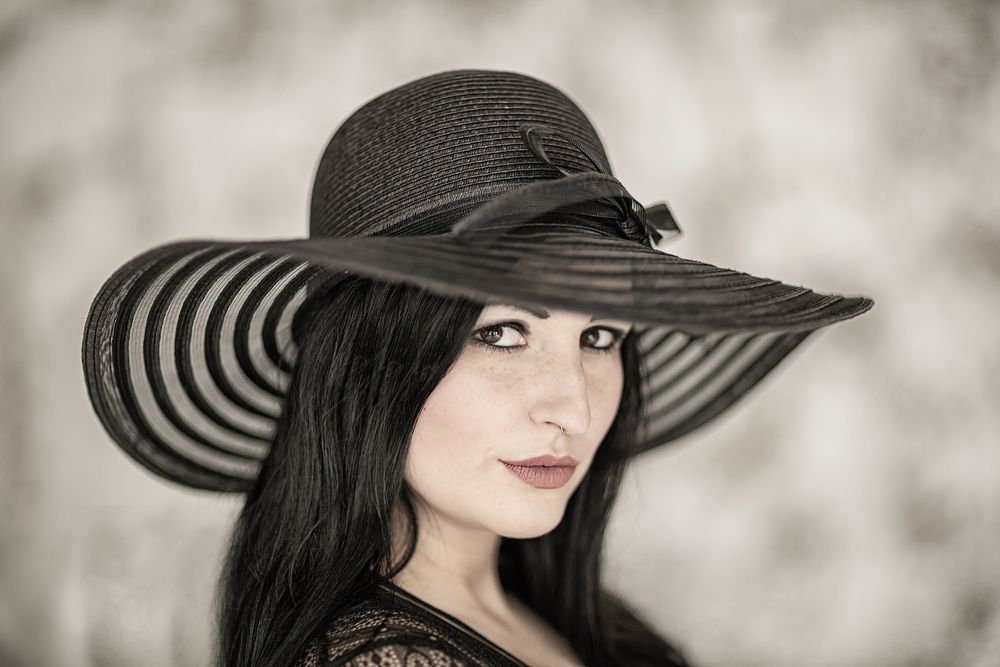 Dame mit Hut Foto & Bild | erwachsene menschen, portrait, fashion ...