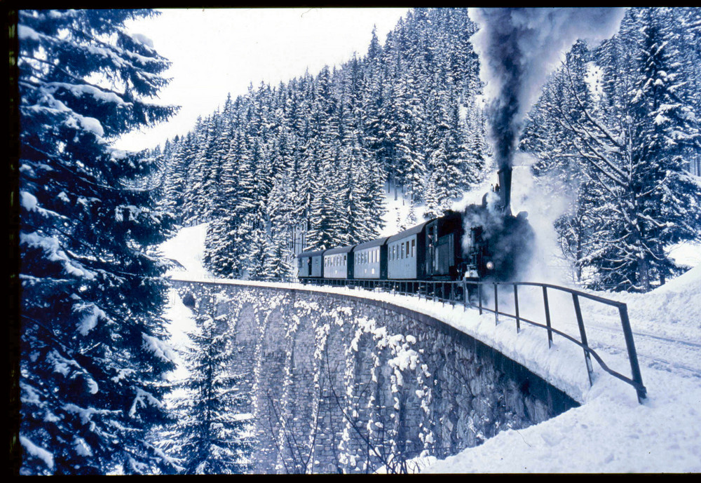 Dampf Personenverkehr am Erzberg Foto & Bild | züge, personenzüge ...