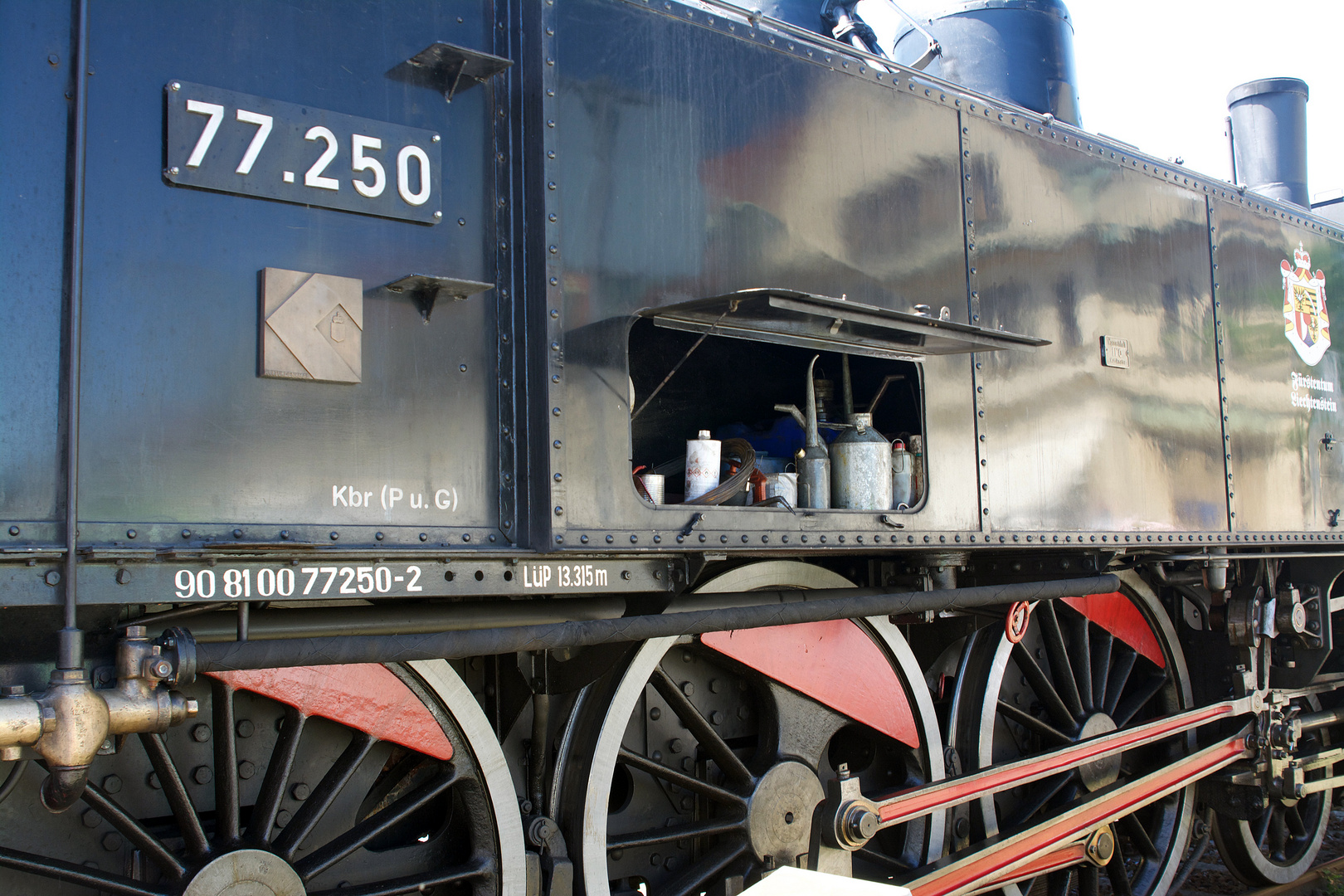 Dampflok 77250 aus dem Fürstentum Lichtenstein Foto & Bild | eisenbahn ...