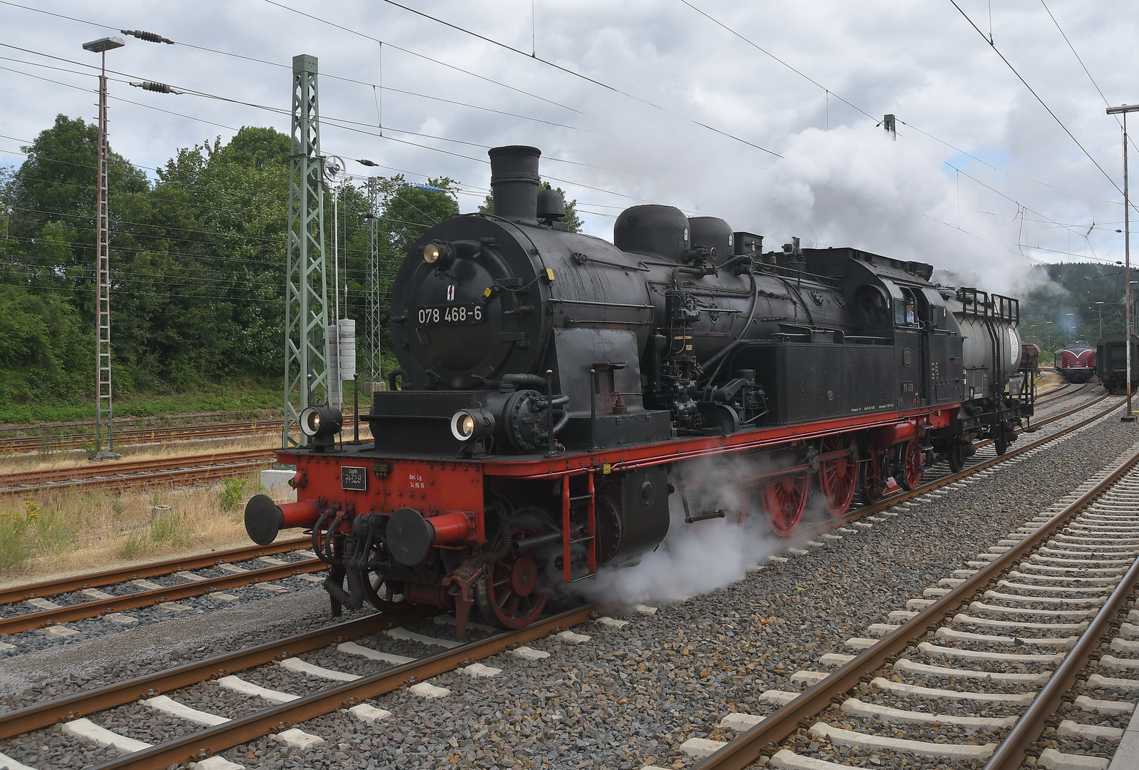 Dampflok 78 468 Foto & Bild | dampf-, diesel- und e-loks, eisenbahn, verkehr & fahrzeuge Bilder ...