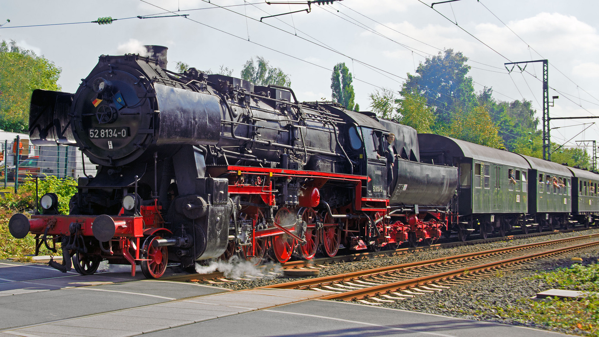 Dampflok BR 52 8134-0 auf dem Weg nach Essen-Steele Foto & Bild ...