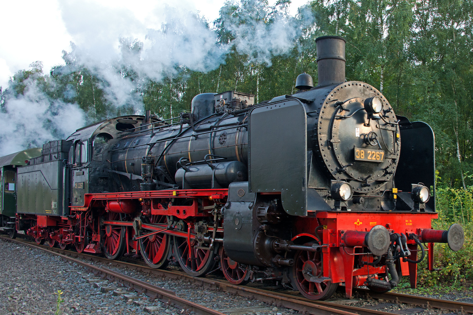 DampfLok P8 BR 38 2267 in Bochum Dahlhausen Foto & Bild | eisenbahn ...