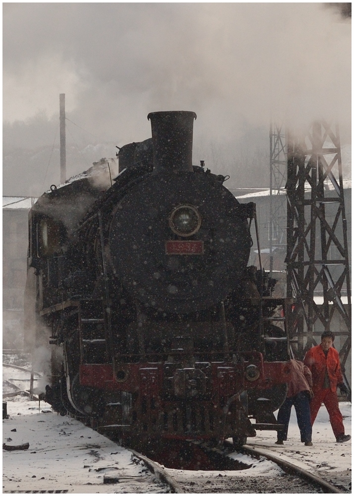 Dampfloks im Winter III Foto & Bild | dampf-, diesel- und e-loks ...