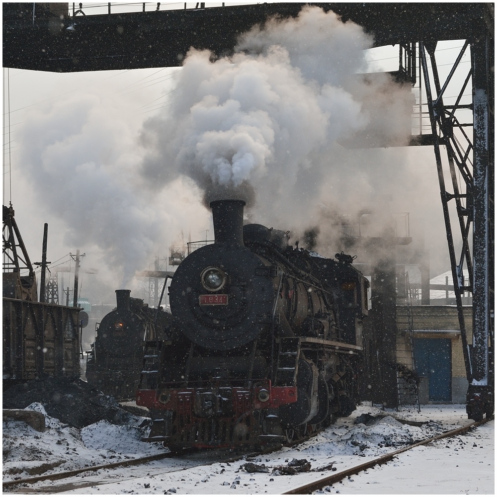 Dampfloks im Winter IV Foto & Bild | dampf-, diesel- und e-loks ...