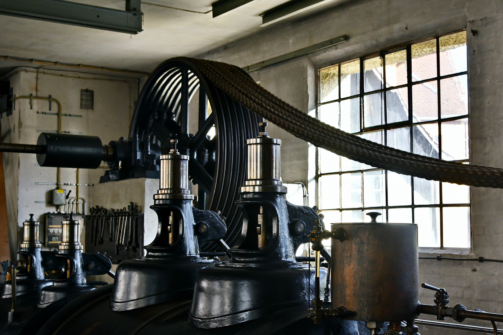 Dampfmaschine mit Transmission 03 Foto & Bild | world, lauf, bayern ...