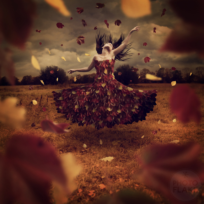 dance of leaves Foto & Bild | fotomontage, surreal, digiart Bilder auf fotocommunity