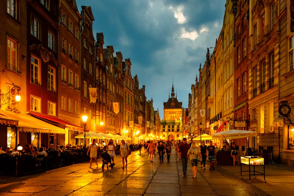 Danzig bei Nacht Foto & Bild | world, ostsee, altstadt Bilder auf fotocommunity