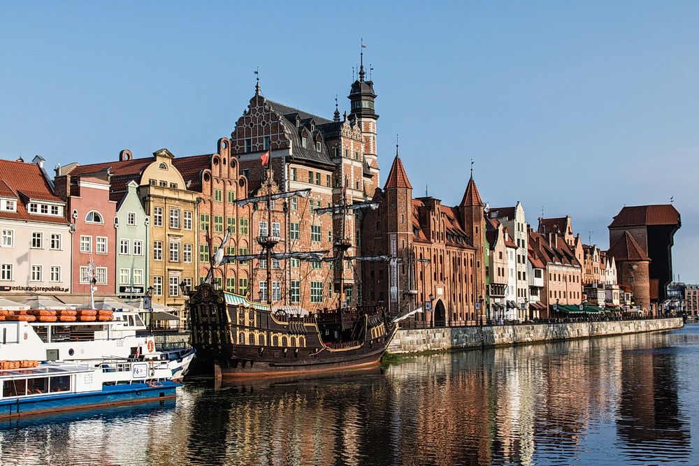 Danzig mit Krantor Foto & Bild | ostsee, hafen, danzig Bilder auf ...
