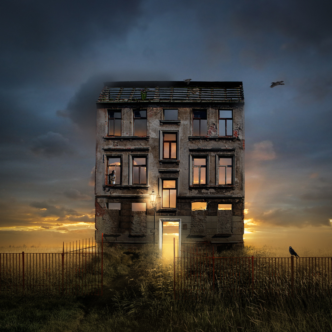Das alte Haus Foto & Bild | fotomontage, fantasy mystery, surreal Bilder auf fotocommunity