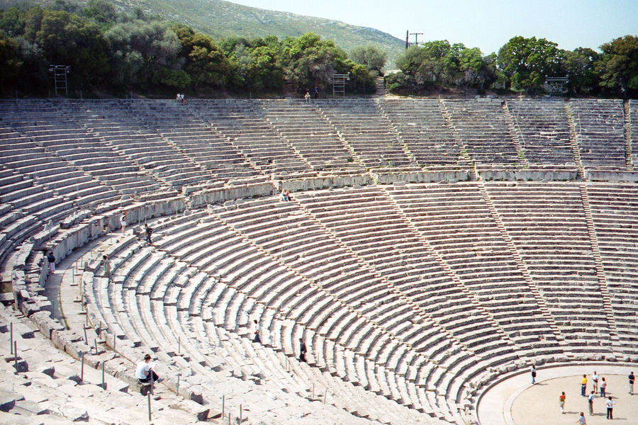 Das antike Theater von Epidauros Foto & Bild | europe, greece, the ...