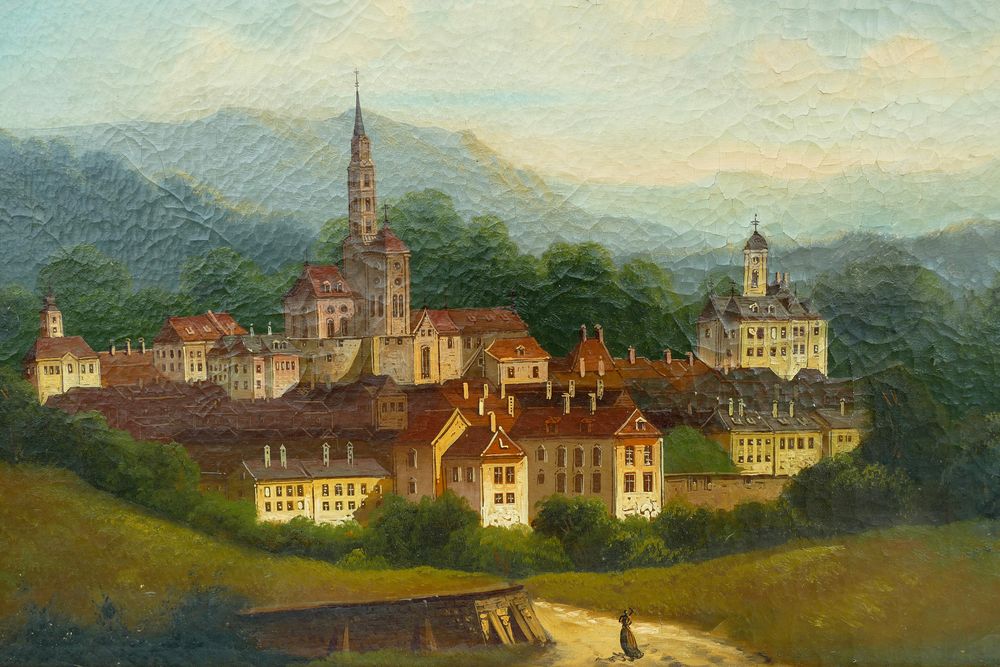 Das Augustiner-Eremiten-Kloster Foto & Bild | spezial, ölgemälde ...