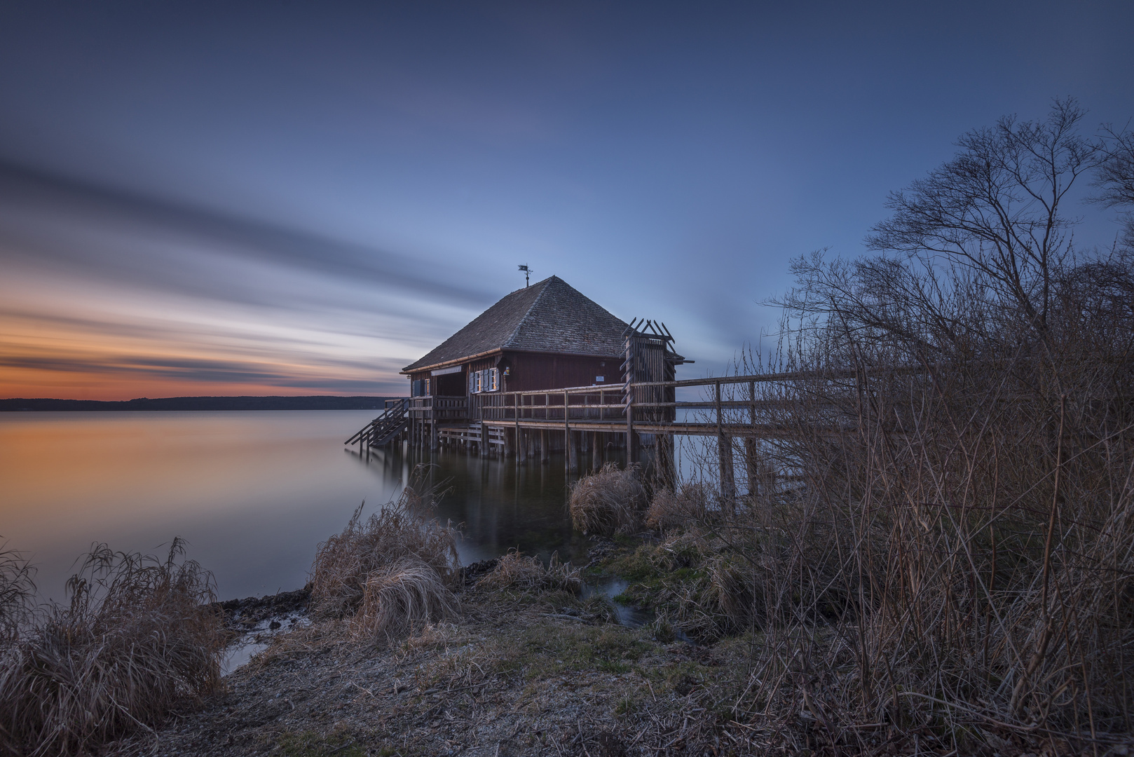 Das Bootshaus Foto & Bild | stille, natur, see Bilder auf fotocommunity