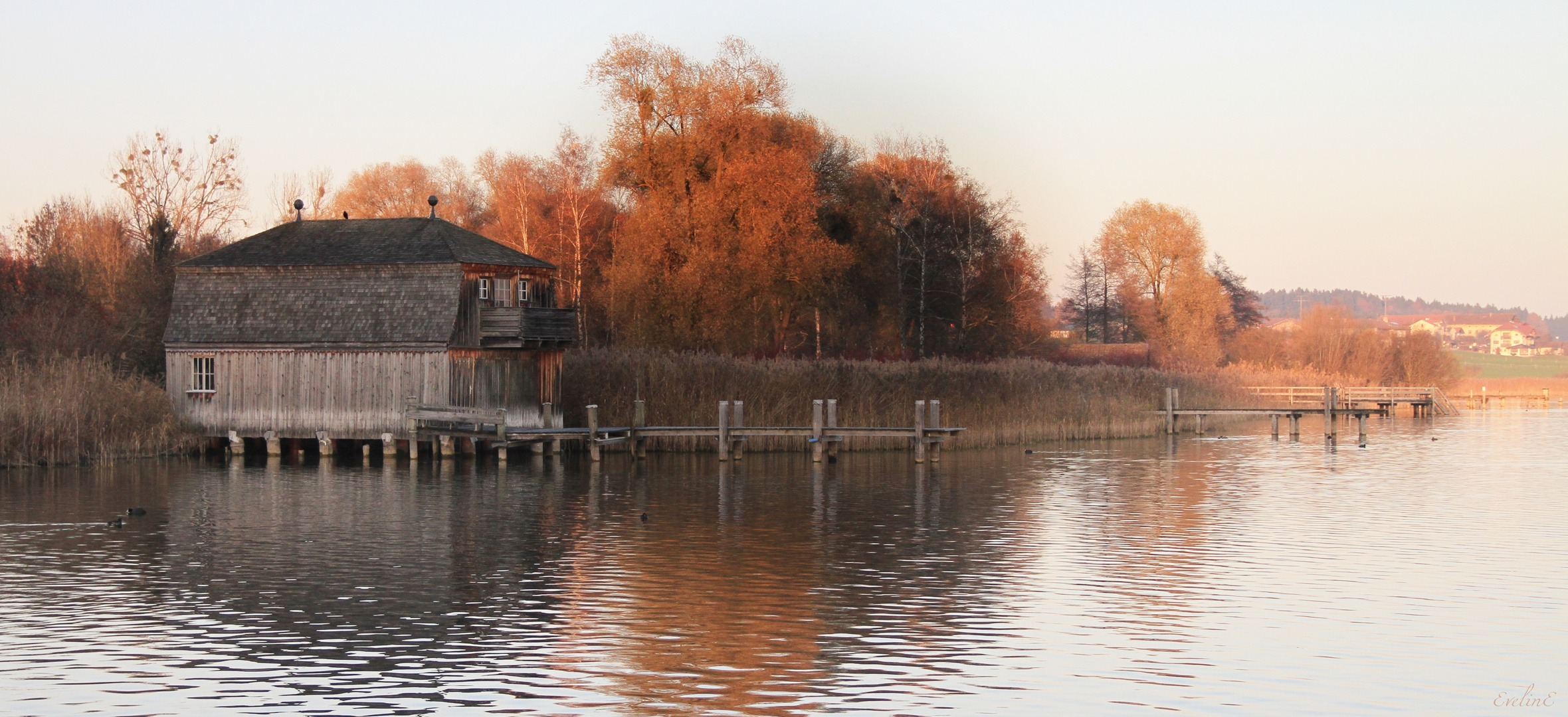Das Bootshaus.. Foto & Bild | landschaft, bach, fluss & see, chiemsee ...