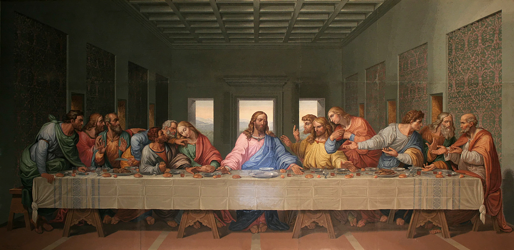 Das Cenacolo-Mosaik von Giacomo Raffaelli Foto & Bild | europe ...