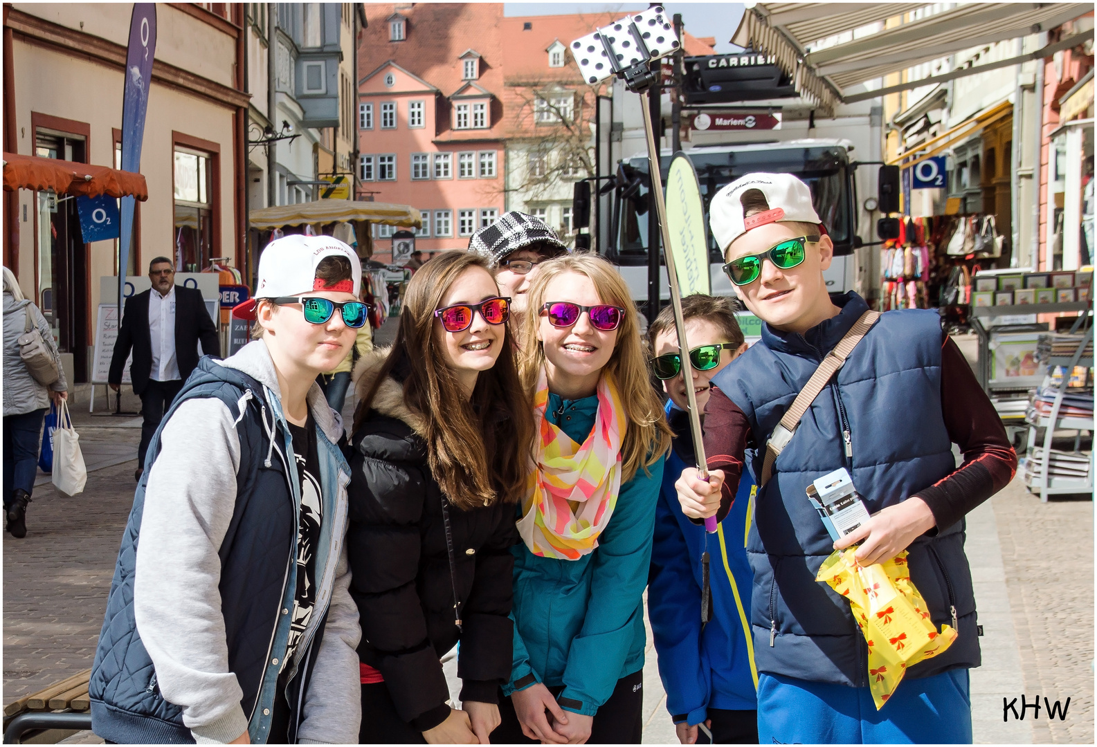 Das coole Selfie . . . Foto & Bild | streetfotografie mit menschen ...