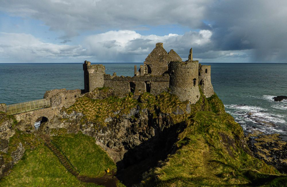 Das Dunluce Castle... Foto & Bild | europe, united kingdom & ireland ...