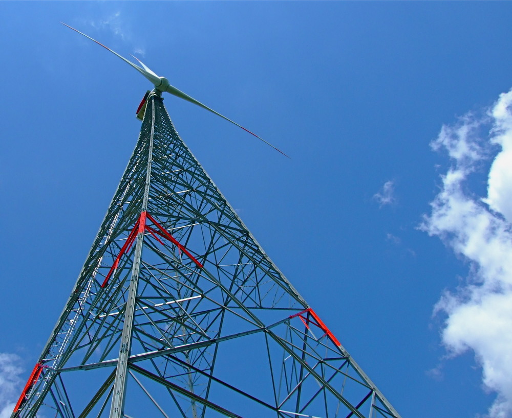 Das höchste Windrad (III)***Steht bei Laasow, Nähe Cottbus*** Foto ...