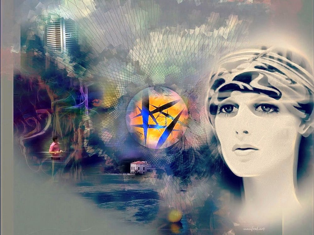 das internet der dinge... Foto & Bild | digiart, gemälde, manfred.art ...