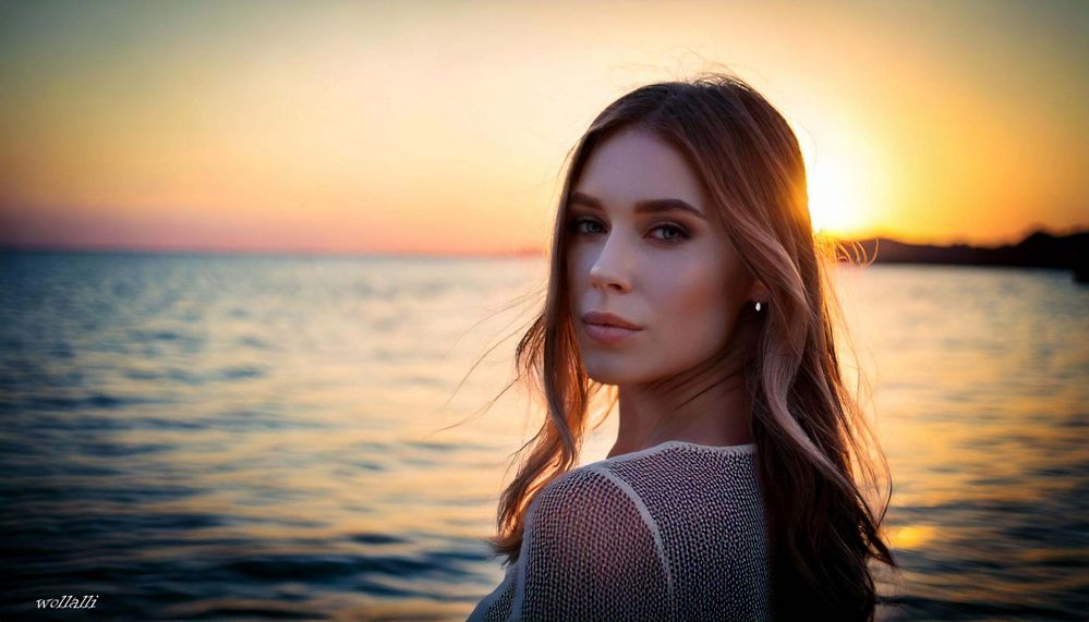 Das Model am Meer (KI) Foto & Bild | ki - menschen, ki - portraits, fotos Bilder auf fotocommunity