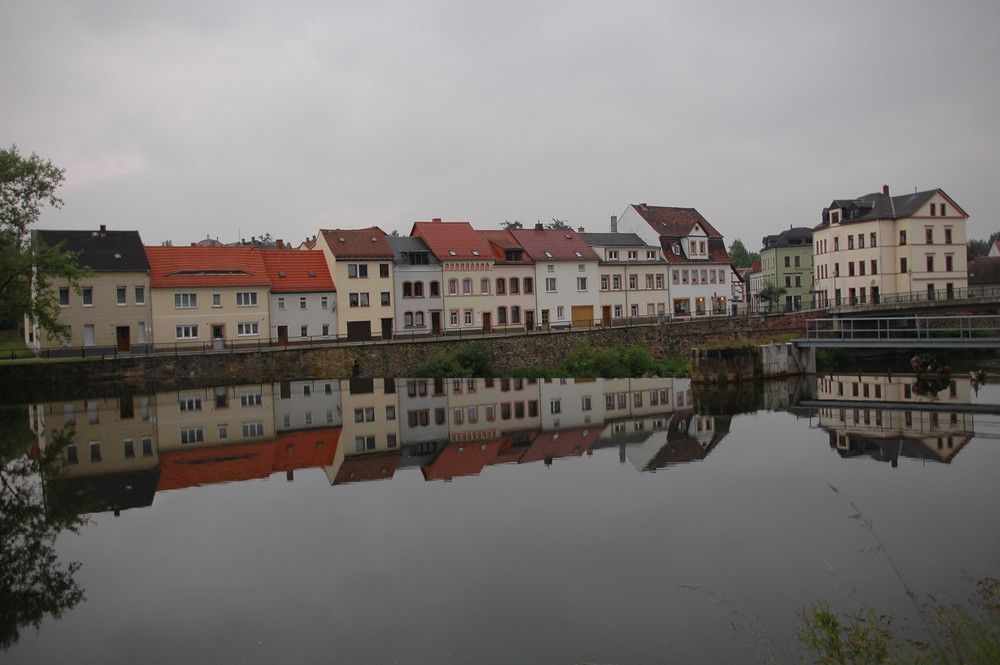 Das Muldewehr in Penig Foto & Bild | stillleben, motive Bilder auf ...