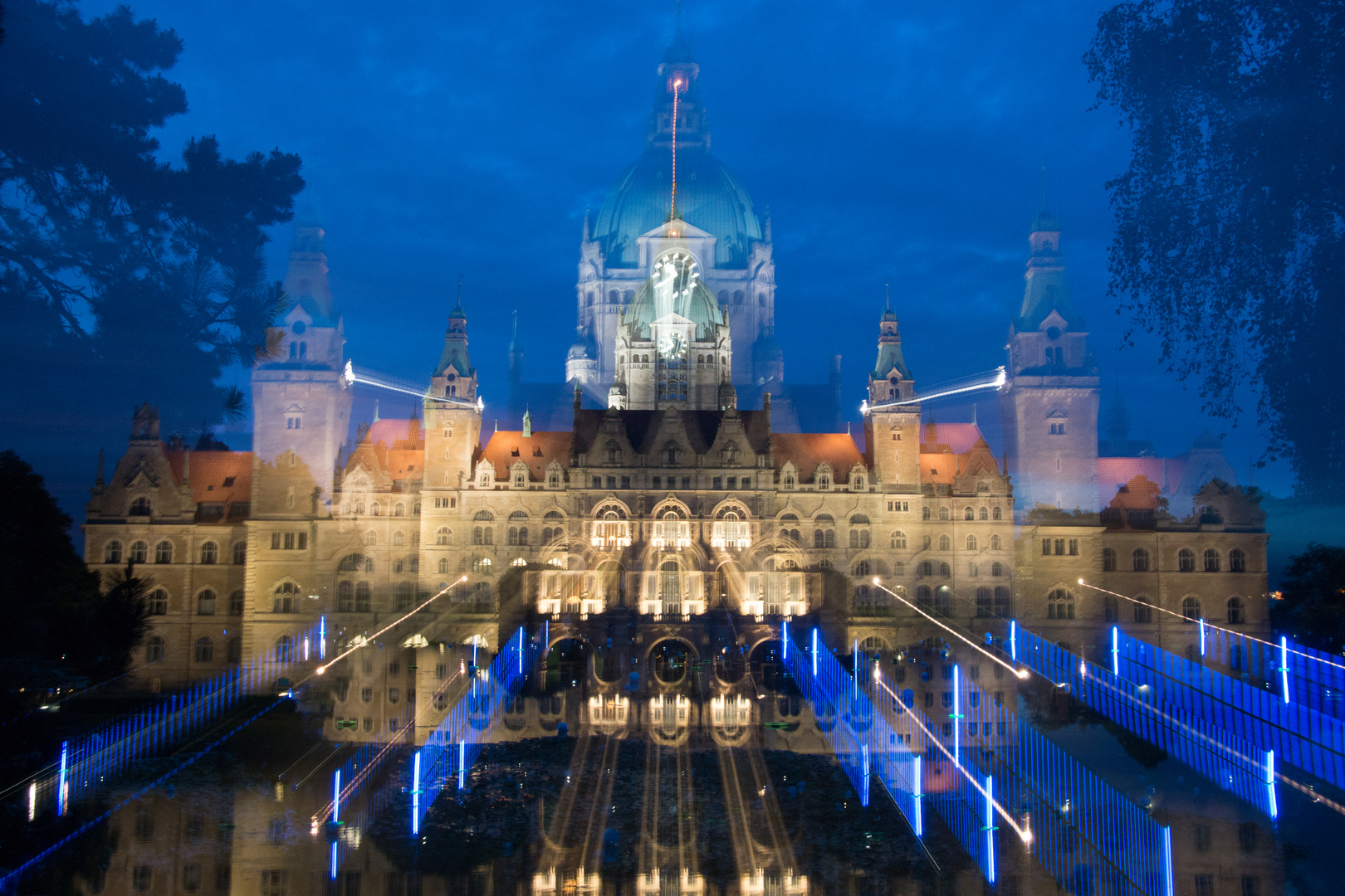Das Neue Rathaus in Hannover, einmal anders Foto & Bild | architektur ...