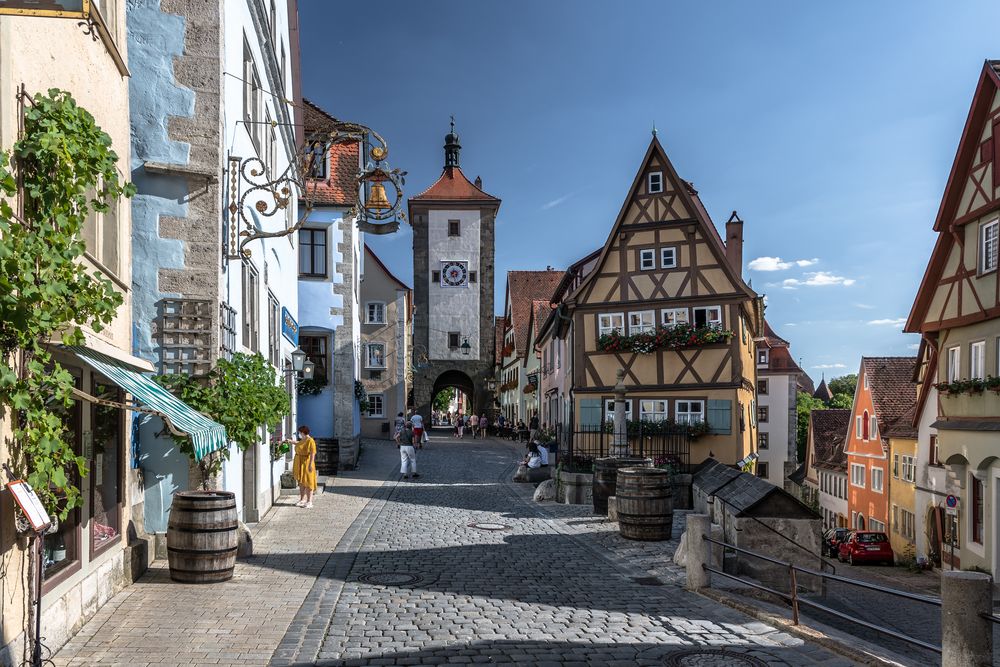 Das Plönlein – Rothenburgs Wahrzeichen Foto & Bild | world, outdoor ...