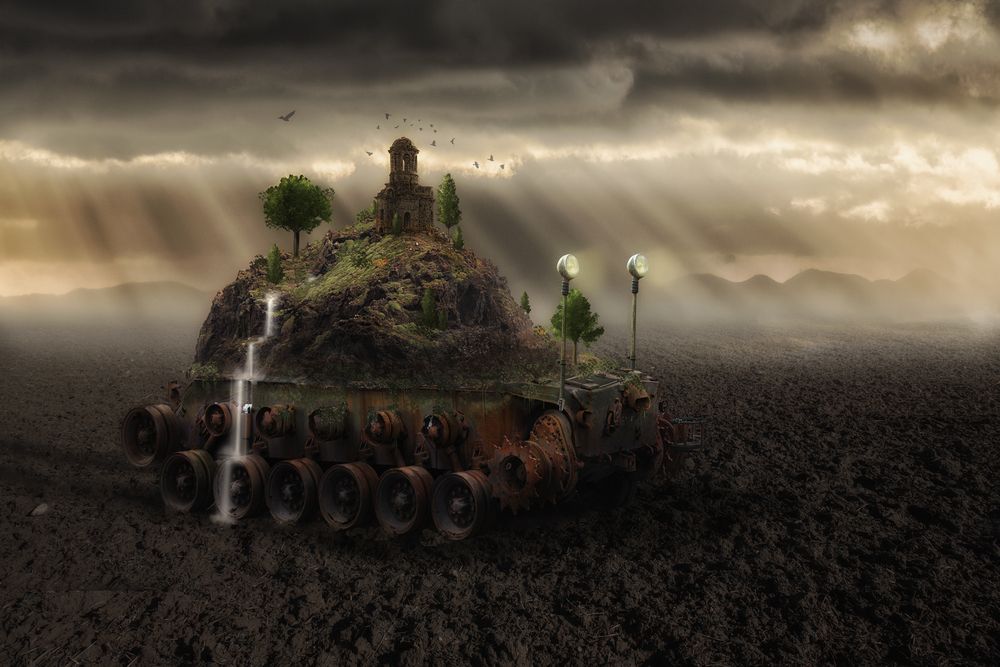 das relikt Foto & Bild | fotomontage, fantasy mystery, bearbeitungs ...