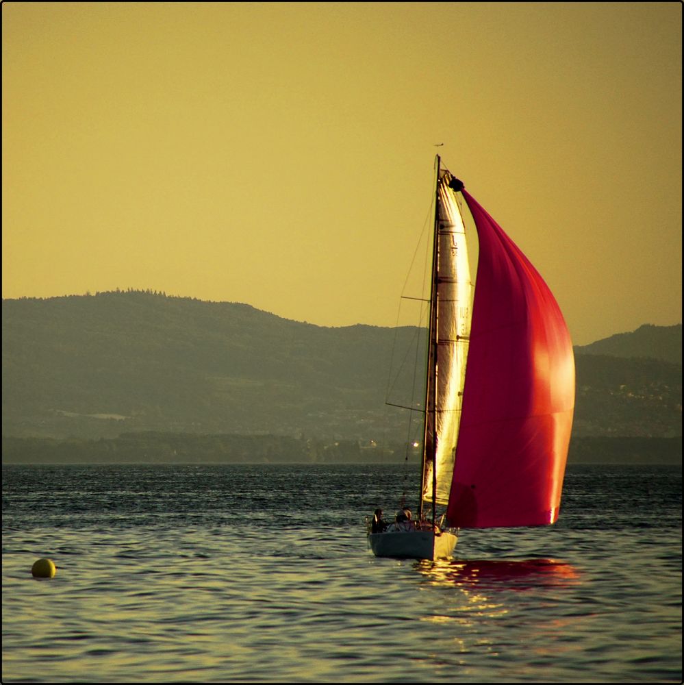 Das rote Segel Foto & Bild | sonnenuntergang, sommer, outdoor Bilder ...