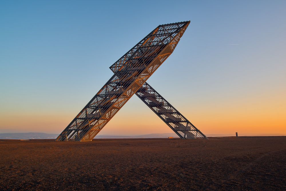 Das Saarpolygon bei Sonnenaufgang Foto & Bild | sehenswürdigkeiten ...