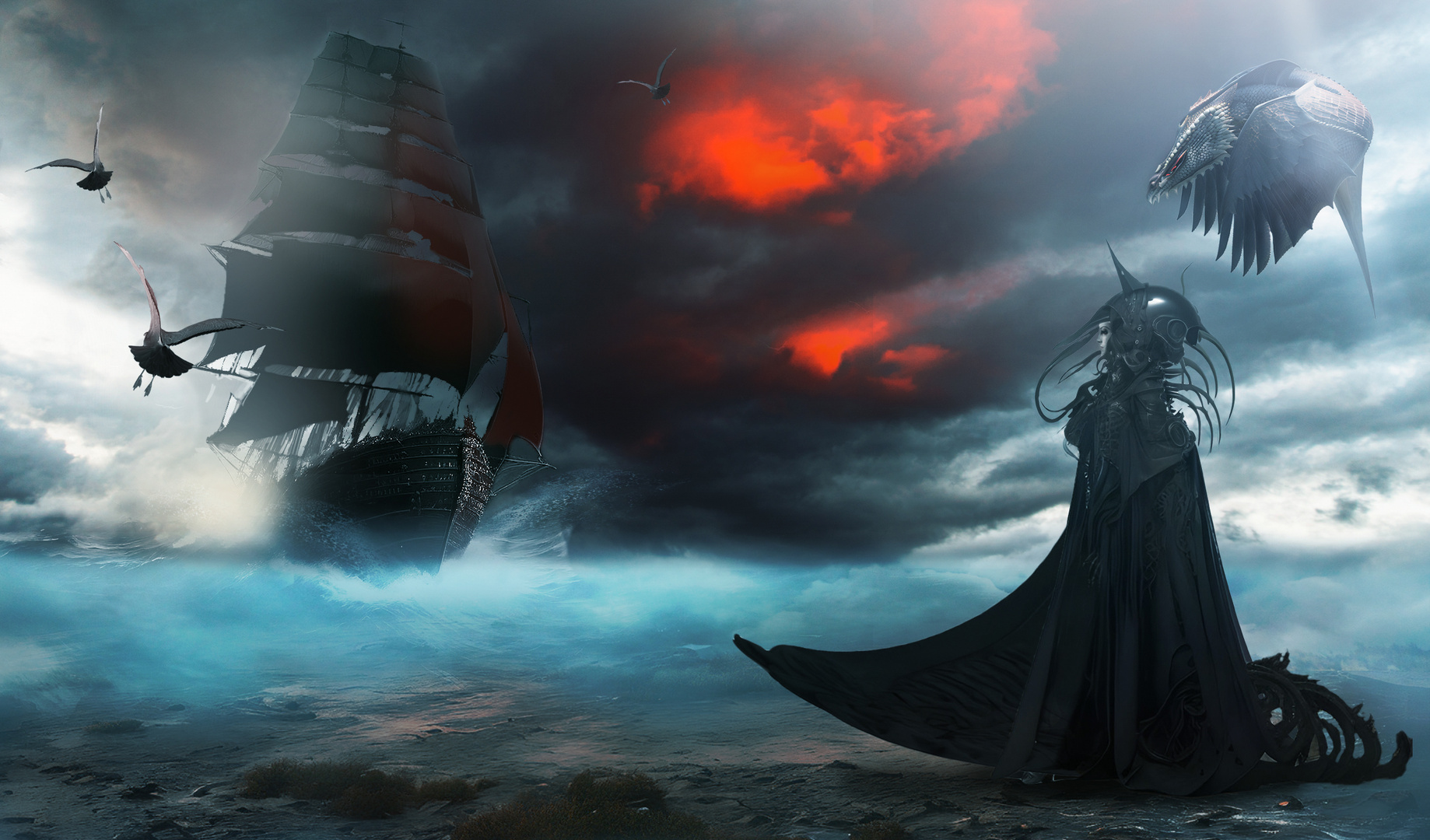 das schiff Foto & Bild | fotomontage, fantasy mystery, composing Bilder auf fotocommunity