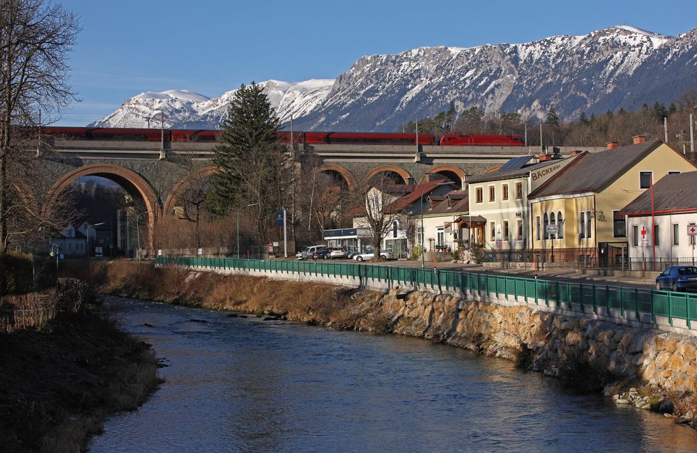 Das Schwarzatal-Viadukt... Foto & Bild | züge, personenzüge, eisenbahn ...