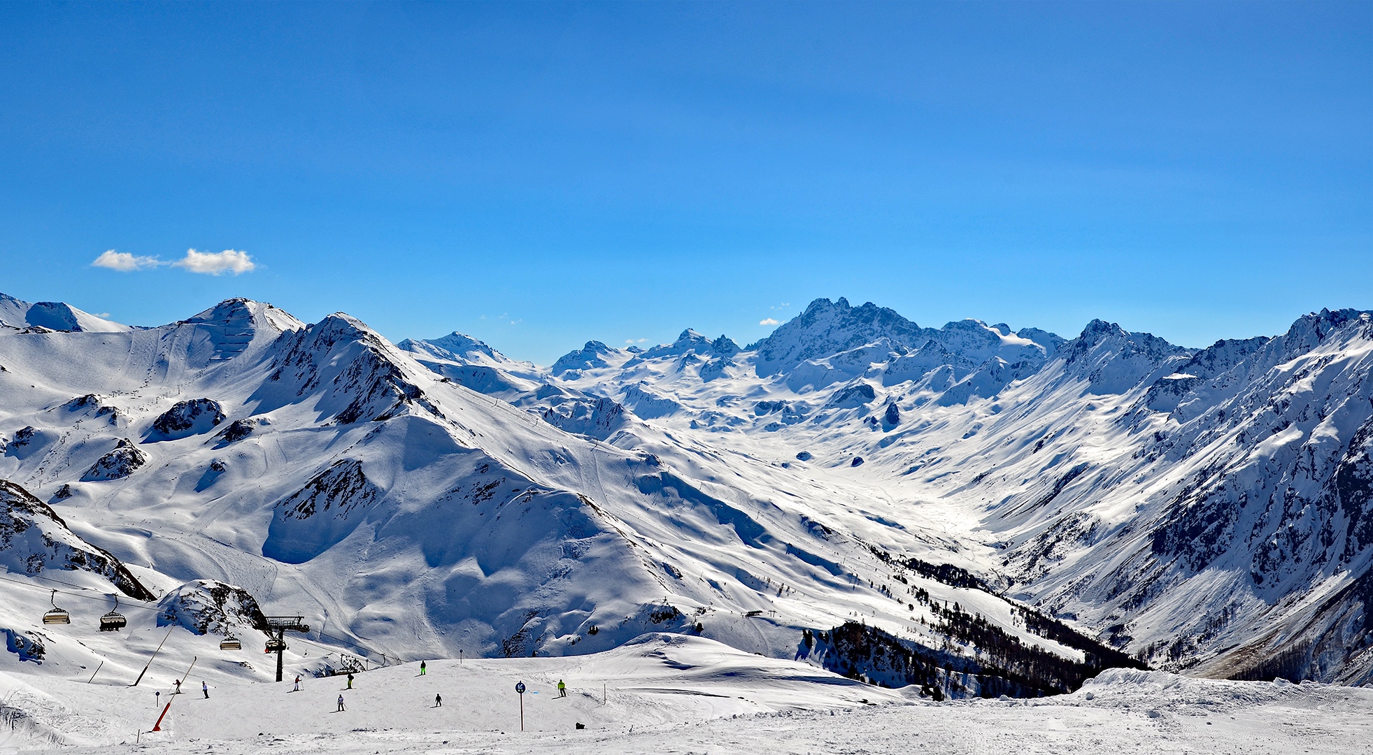 Das Skigebiet Foto & Bild | winter, schnee, panorama Bilder auf ...