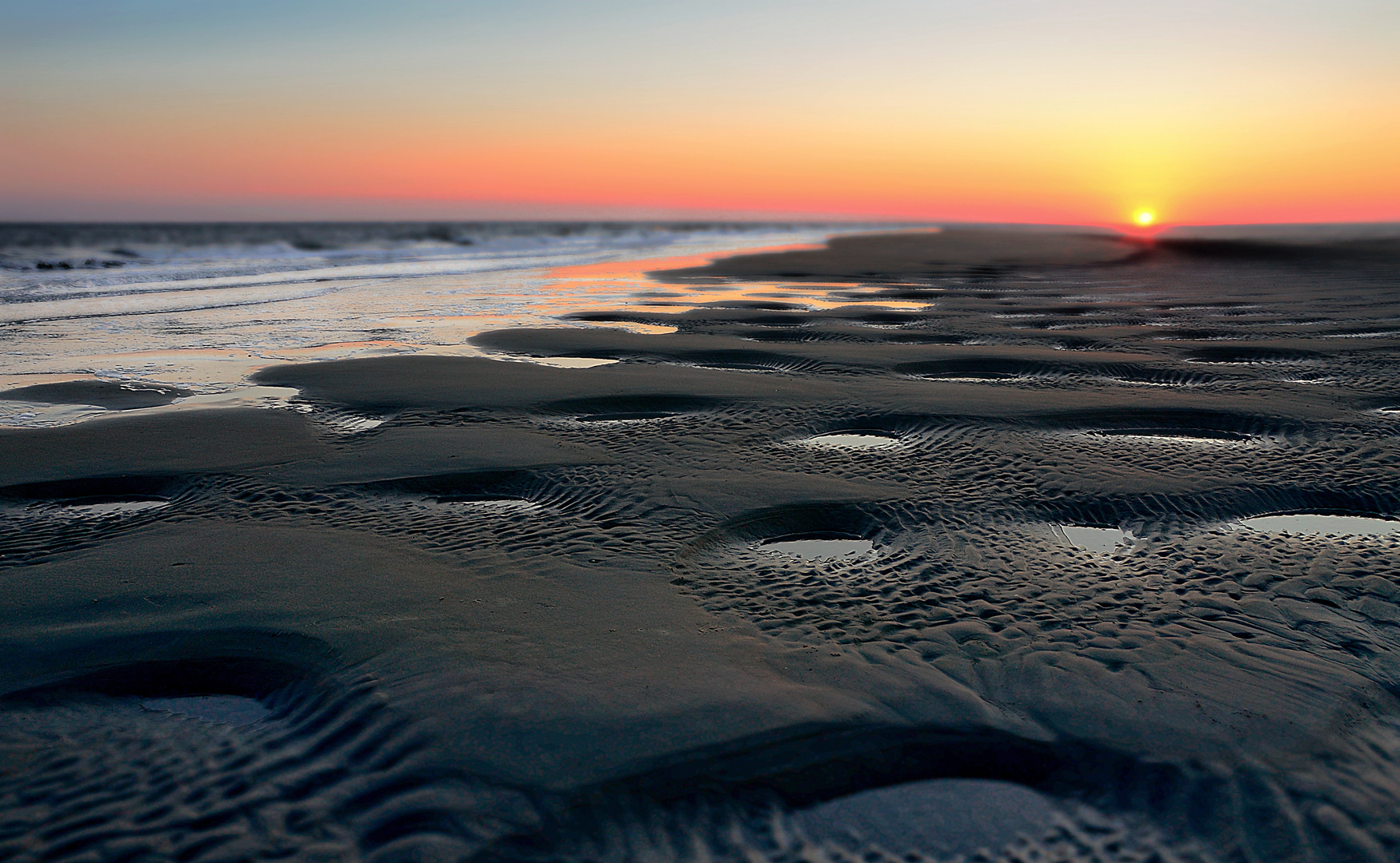 Das Spiel der Gezeiten Foto & Bild | sonne, himmel, meer Bilder auf ...