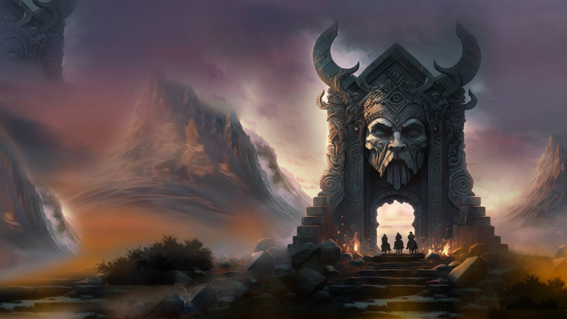 das Tor der Wikinger Foto & Bild | fotomontage, fantasy mystery, bearbeitungs - techniken Bilder ...