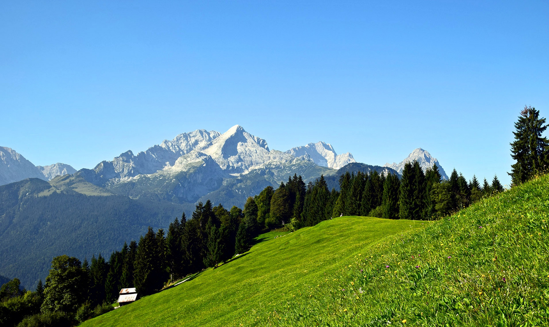 Das Wetterstein Gebirge Foto & Bild | world, natur, landschaft Bilder ...