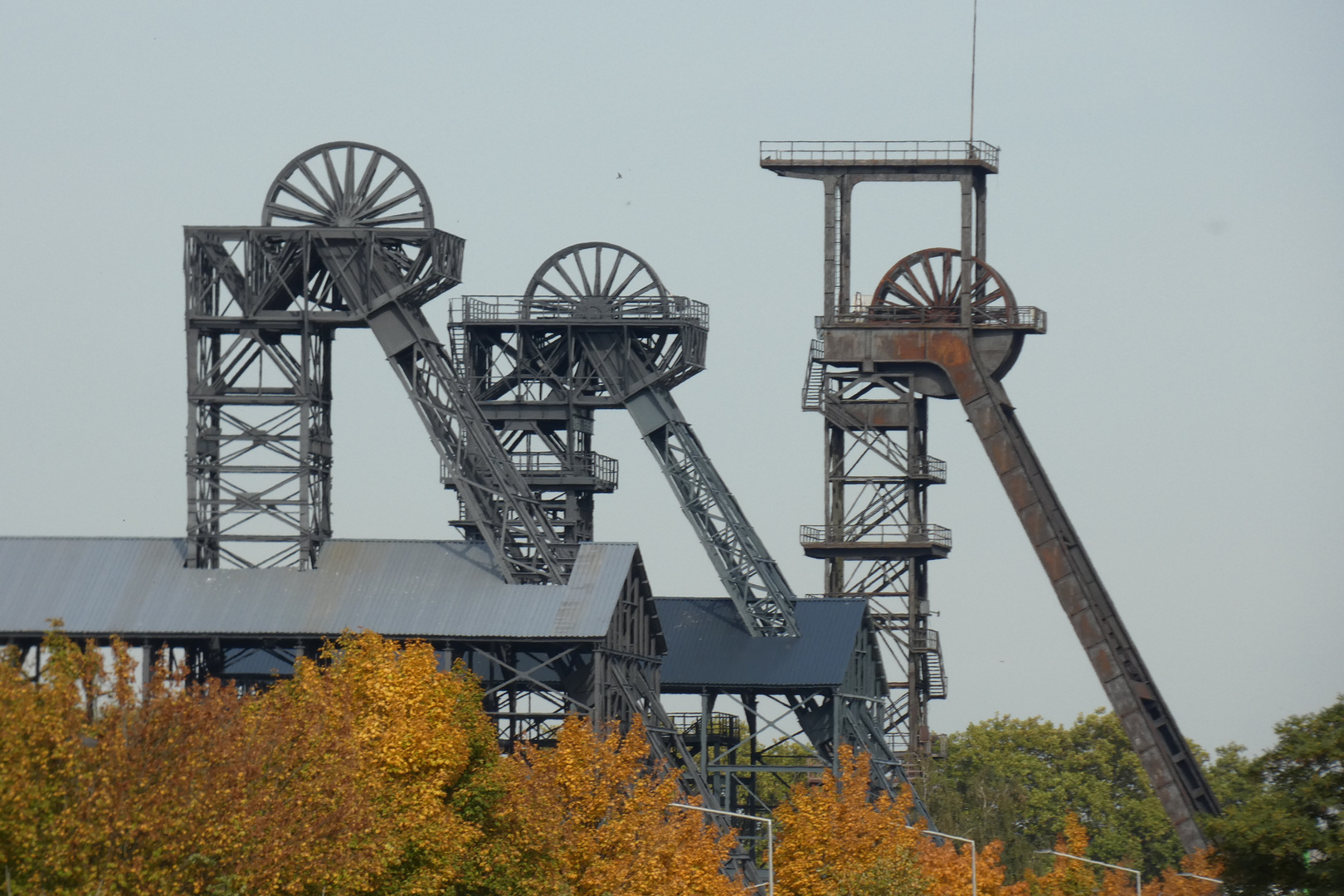 Das Zechentürme Ensemle der Zeche Radbod in Bockum Hövel. Foto & Bild ...