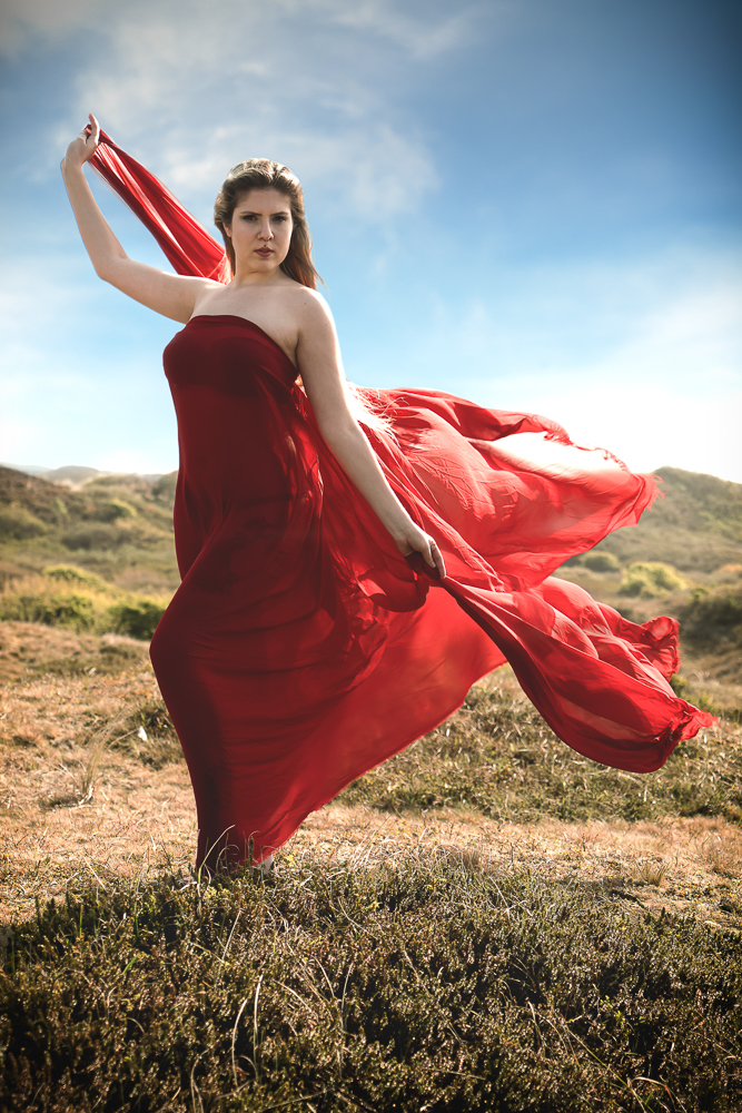 dasa rote Tuch Foto & Bild | erwachsene menschen, landschaft, meer ...