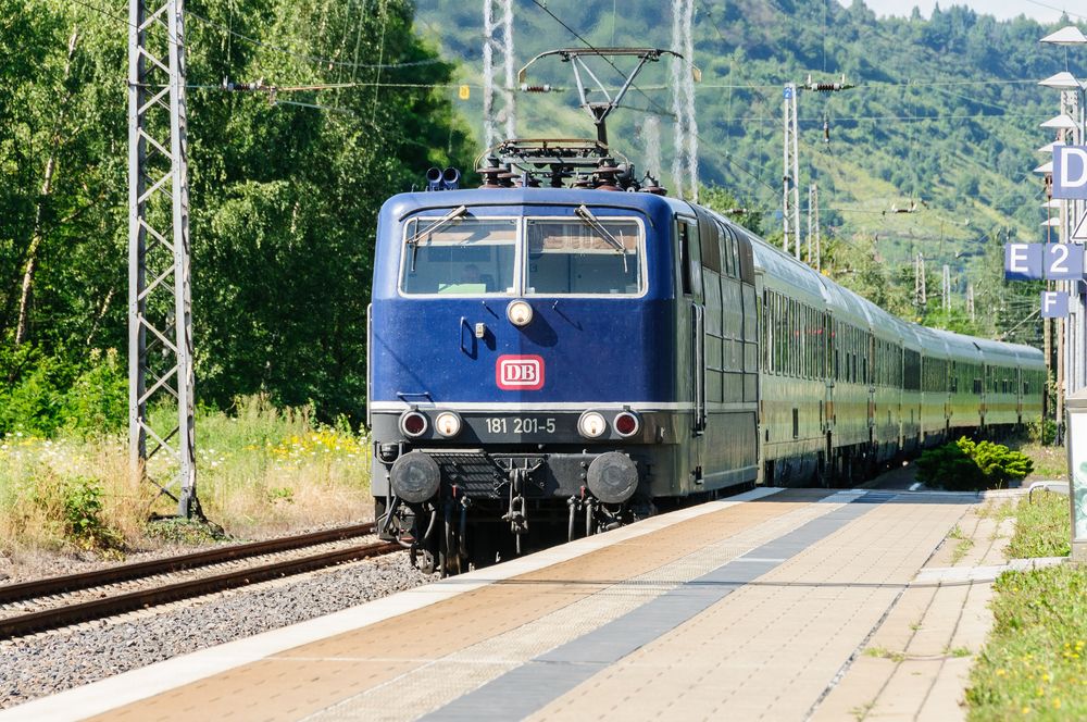 DB BR 181 201-5 Foto & Bild | historische eisenbahnen, museale bahnen ...