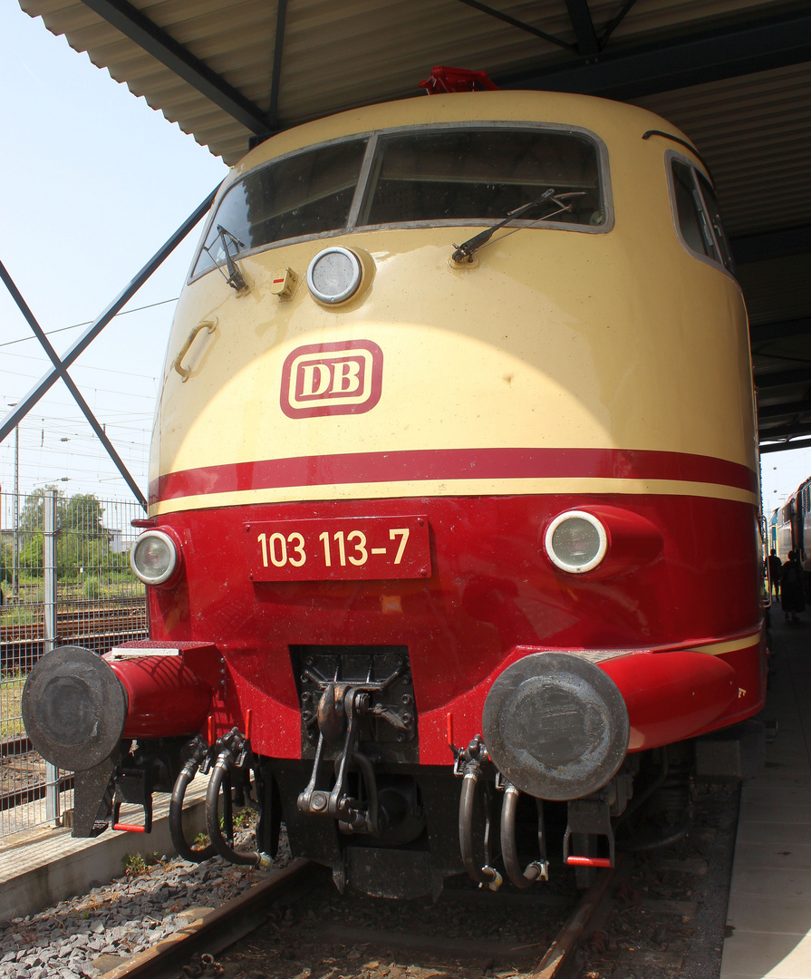 DB-Museum Koblenz, E-Lok 103 113-7 Foto & Bild | deutschland, verkehr ...
