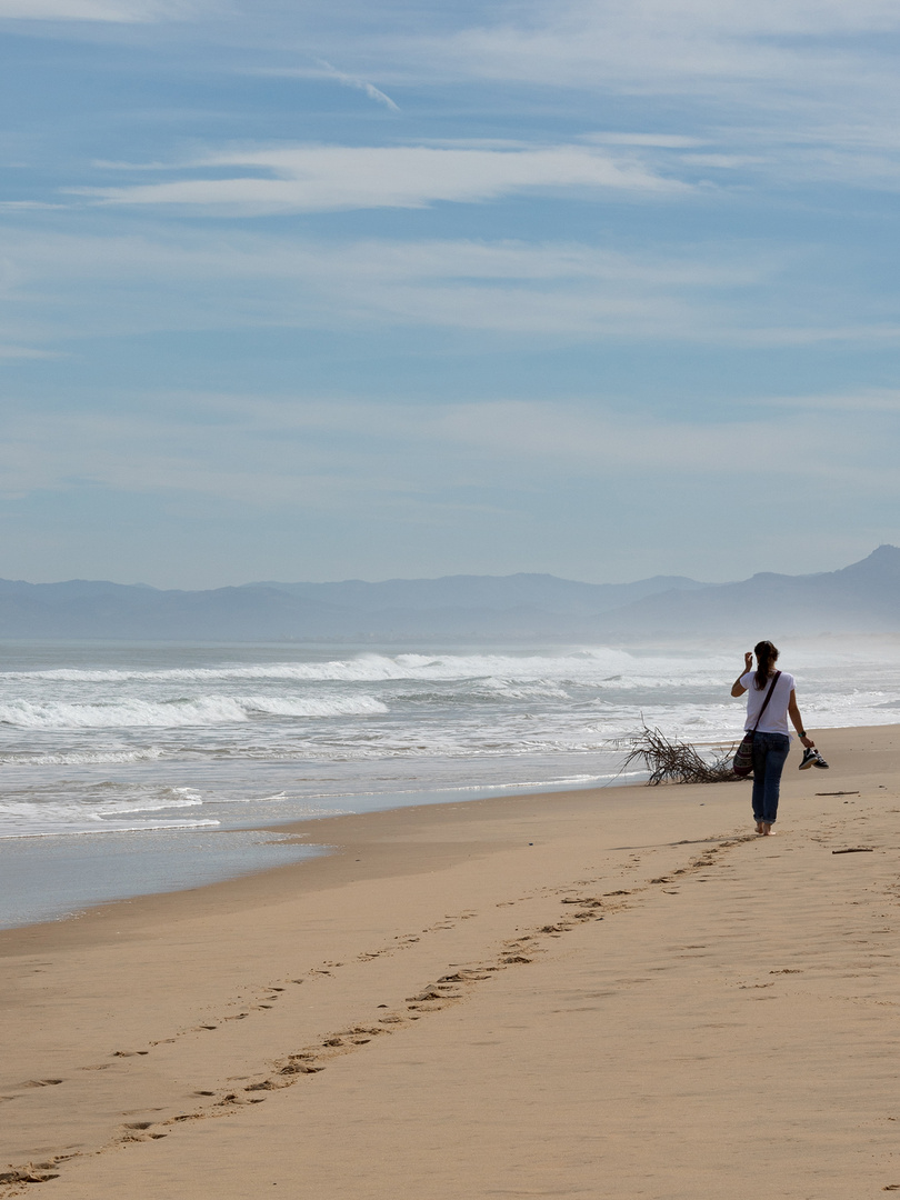 deine Spuren im Sand, ....... Foto & Bild | europe, france, nouvelle aquitaine Bilder auf ...