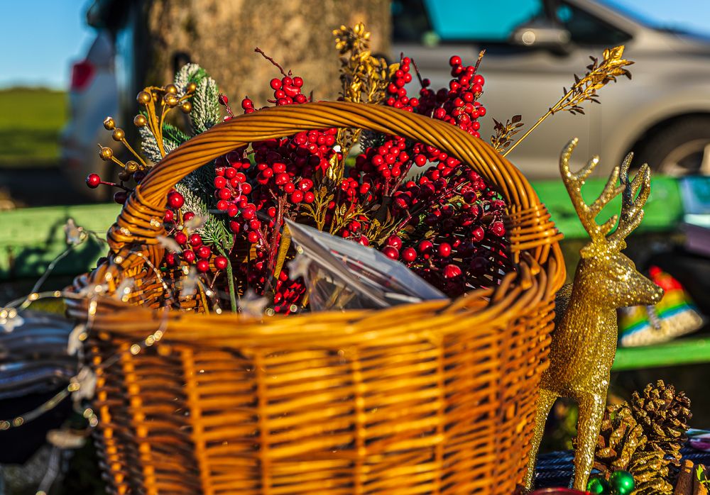 Deko Korb Foto & Bild | stillleben, arrangierte szenen, natur Bilder ...