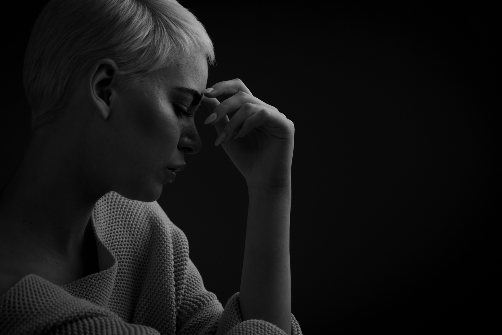 Depressionen Foto & Bild | portrait, portrait frauen, monochrom Bilder ...