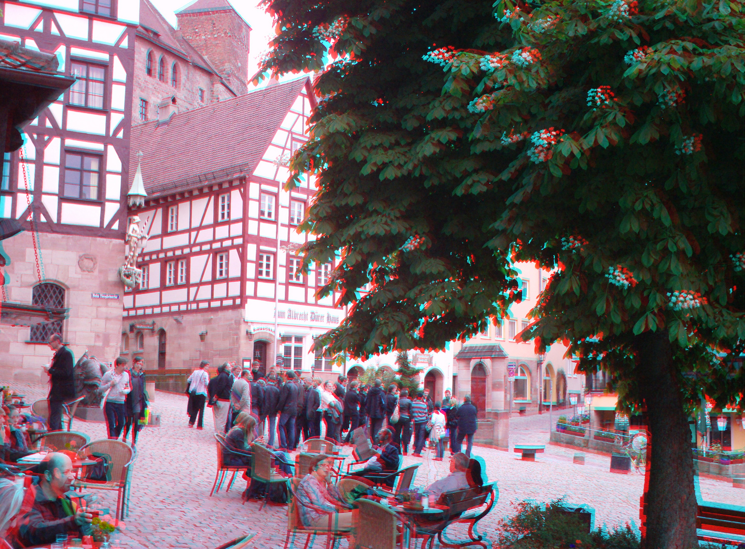 Der Albrecht - Dürer Platz an der Nürnberger Burg 2010 Foto & Bild ...